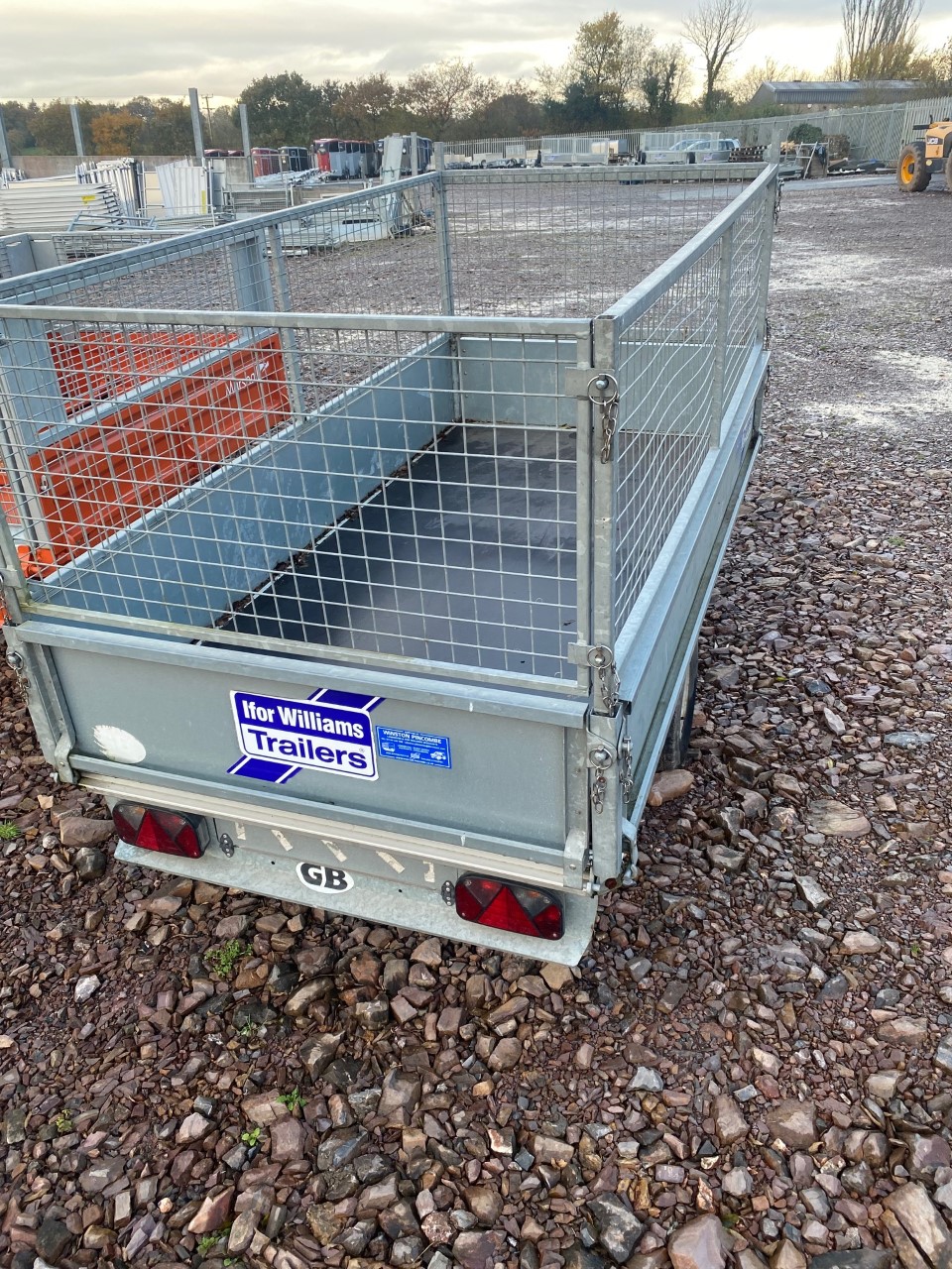 USED Ifor Williams EL0712512 Eurolight trailer with head, side and tail ...